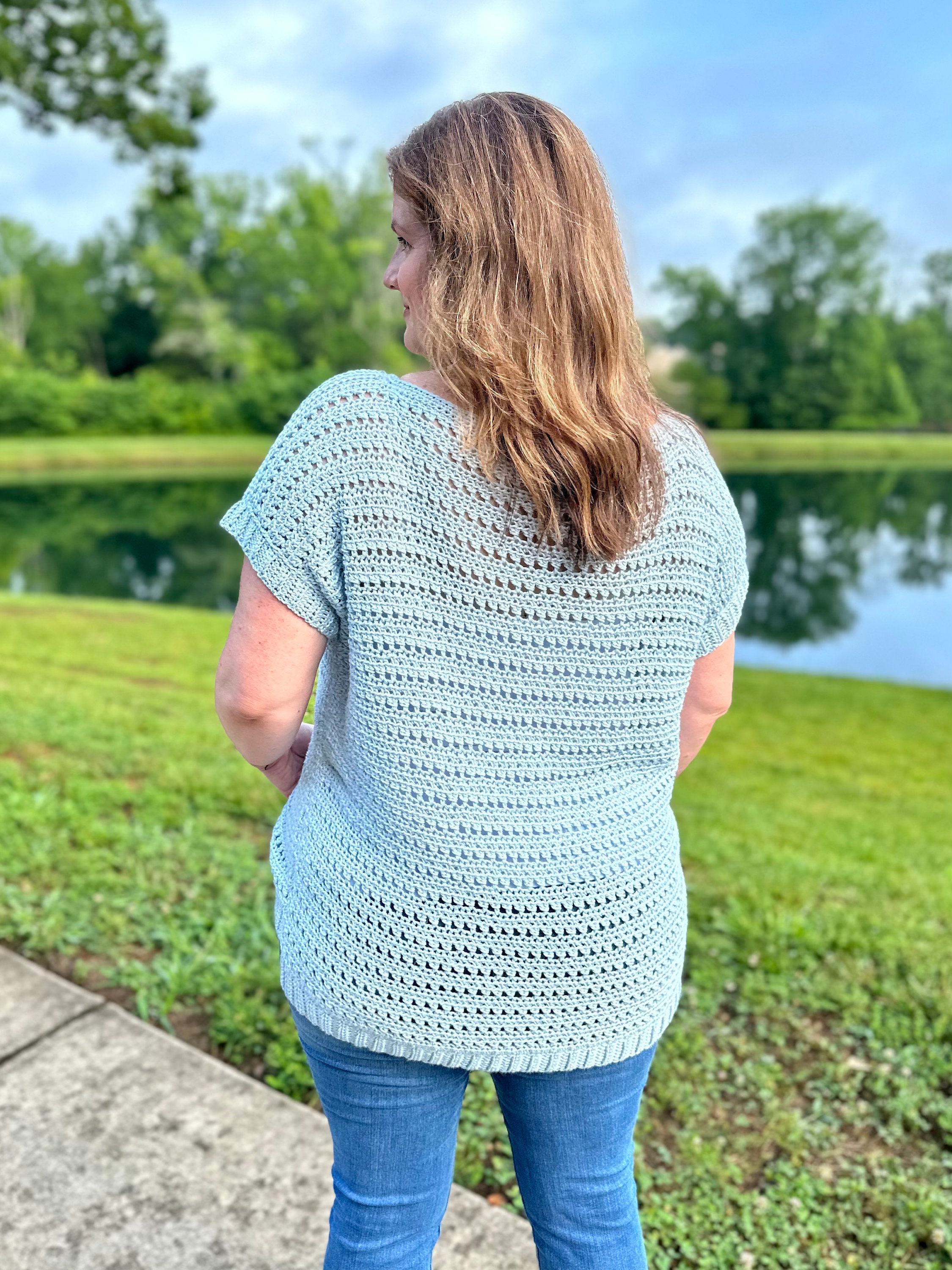 Lightweight Crochet Top Crochet Pattern PDF DIGITAL DOWNLOAD Relaxed ...