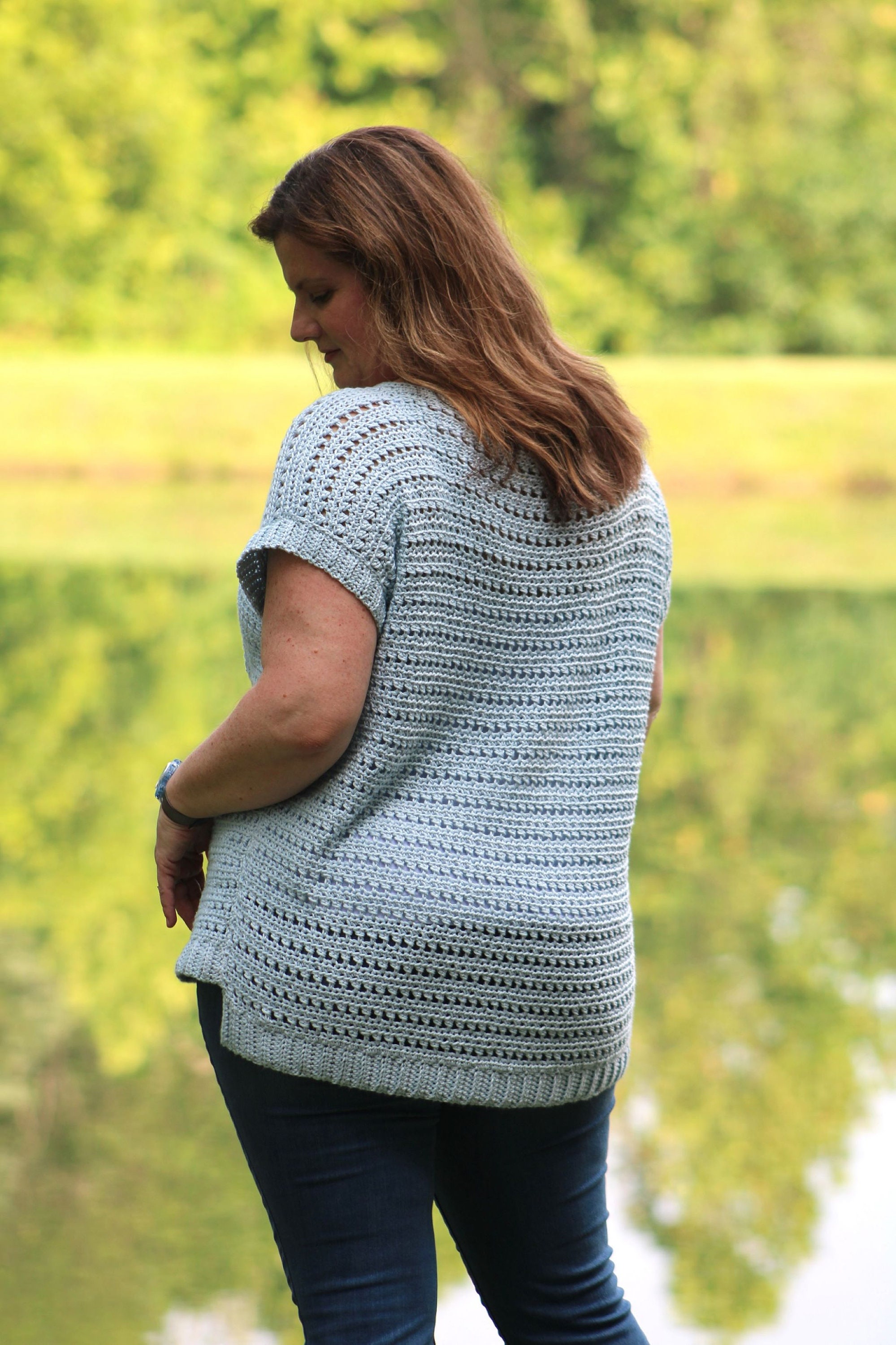 Lightweight Crochet Top Crochet Pattern PDF DIGITAL DOWNLOAD Relaxed ...