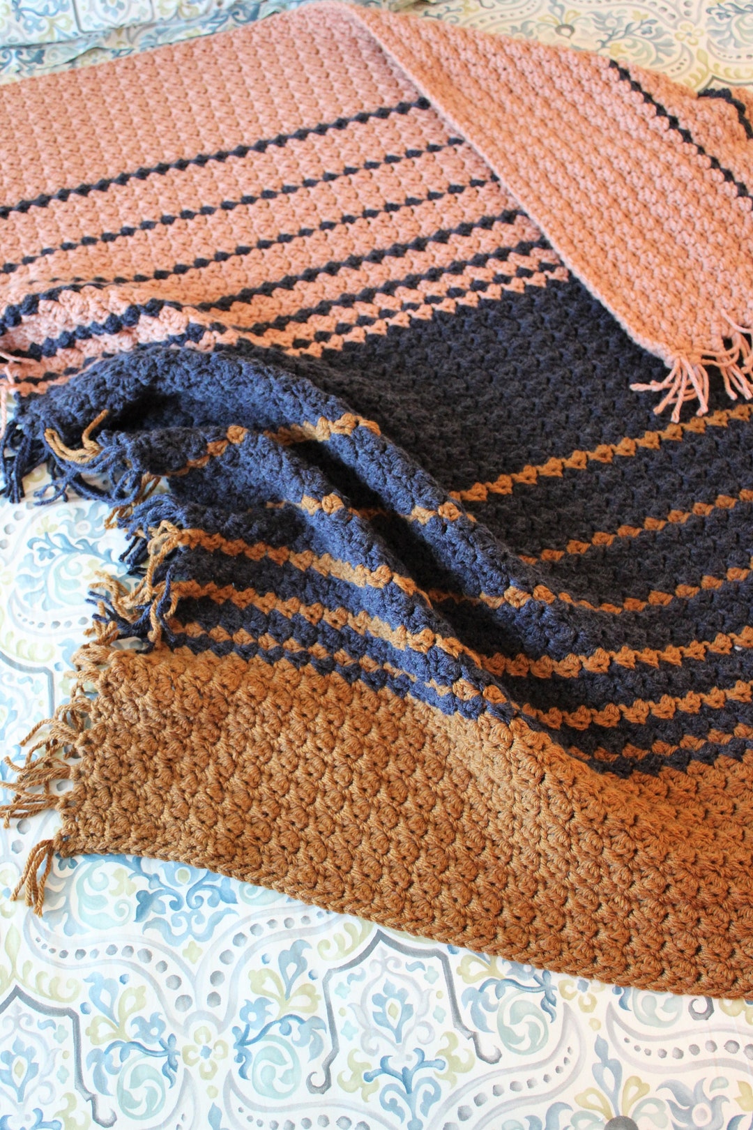 Geode Blanket / Crochet Pattern / PDF DIGITAL DOWNLOAD / Easy Bulky ...