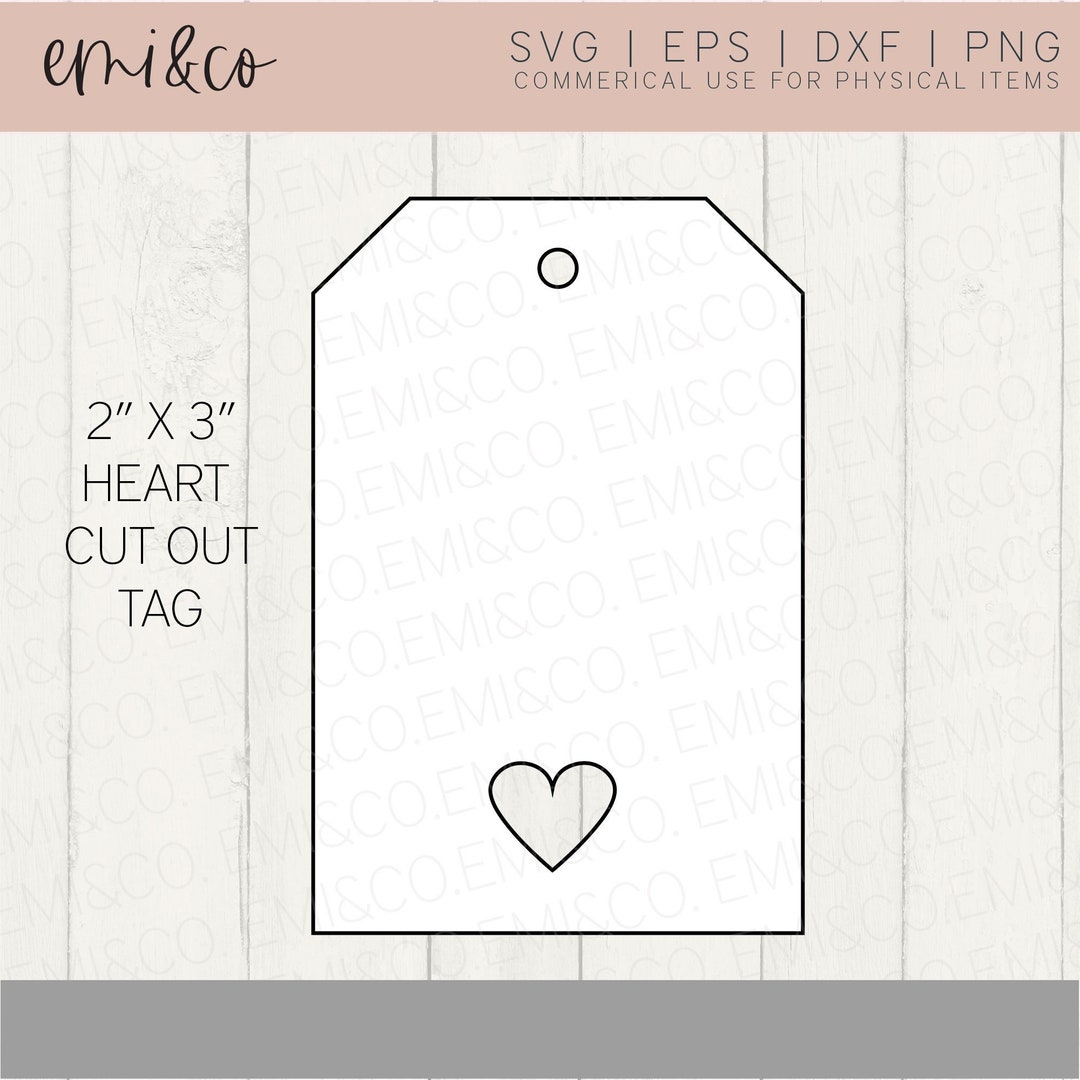 Heart Tags, Gift Tags, Wedding Tags, Digital File, Heart Label Files - Etsy