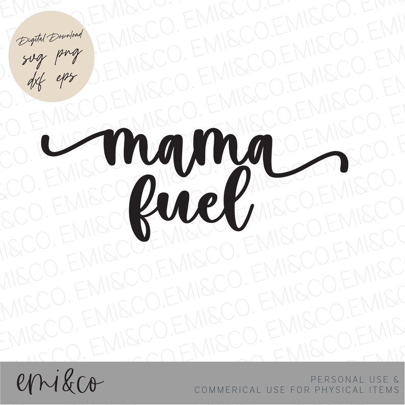Mama Fuel SVG, Mommy Fuel, Coffee Mug SVG, Mom Fuel - Etsy