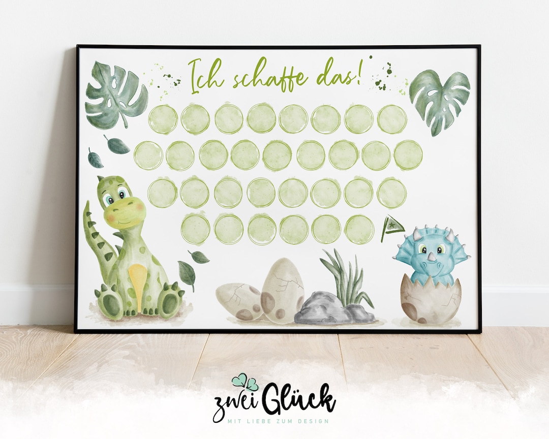 Reward Boards for Children Dino Motif Dinos Reward Board Dinosaur ...