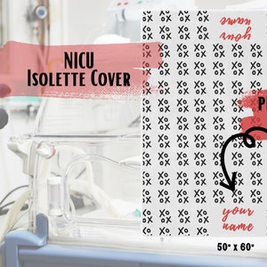 Personalized NICU Neonatal Intensive Care Unit Incubator Blanket Cover ...