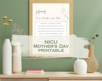 NICU Mom Poem Gift - Digital Download - Etsy