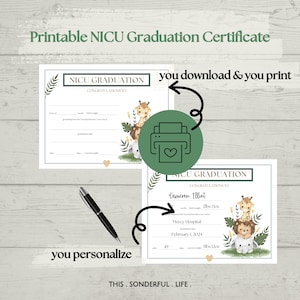 Personalized NICU Neonatal Intensive Care Unit Graduate Graduation ...