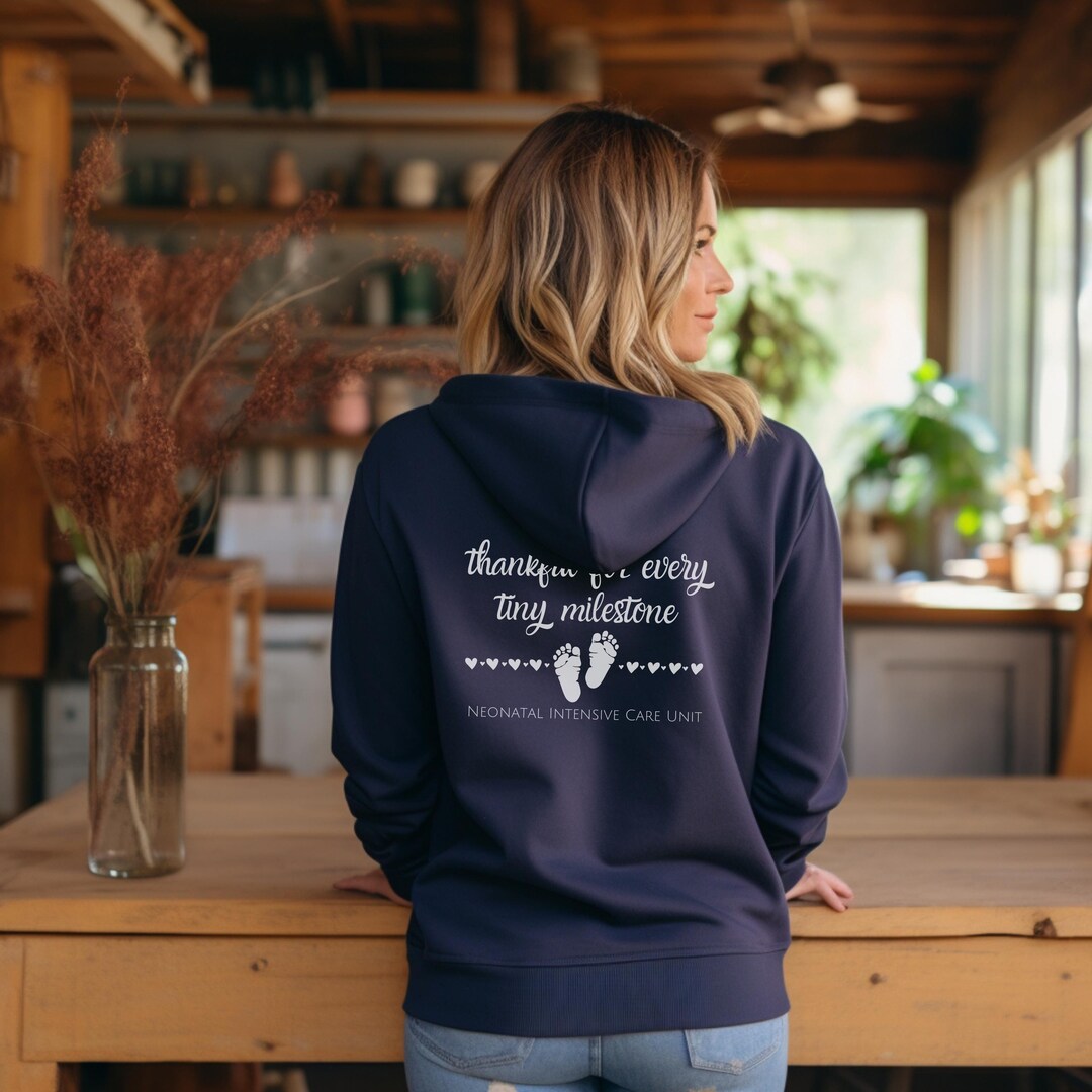 Personalized NICU Zip up Hoodie Neonatal Intensive Care Unit Nurse RN ...