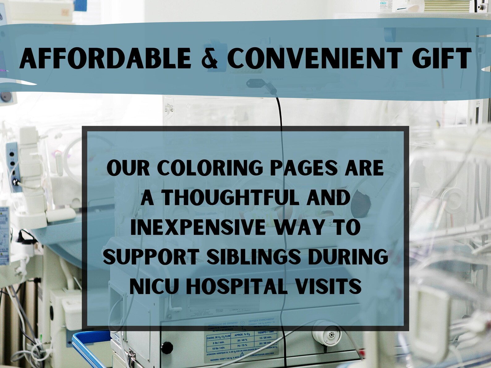 NICU Sibling Big Sister Neonatal Intensive Care Unit Printable Coloring ...