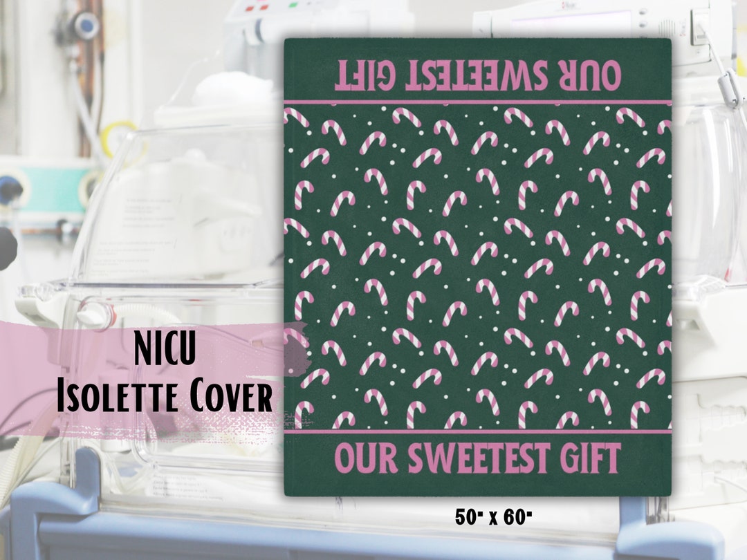 NICU Incubator Minky Blanket Giraffe Isolette Cover Our Sweetest Gift ...