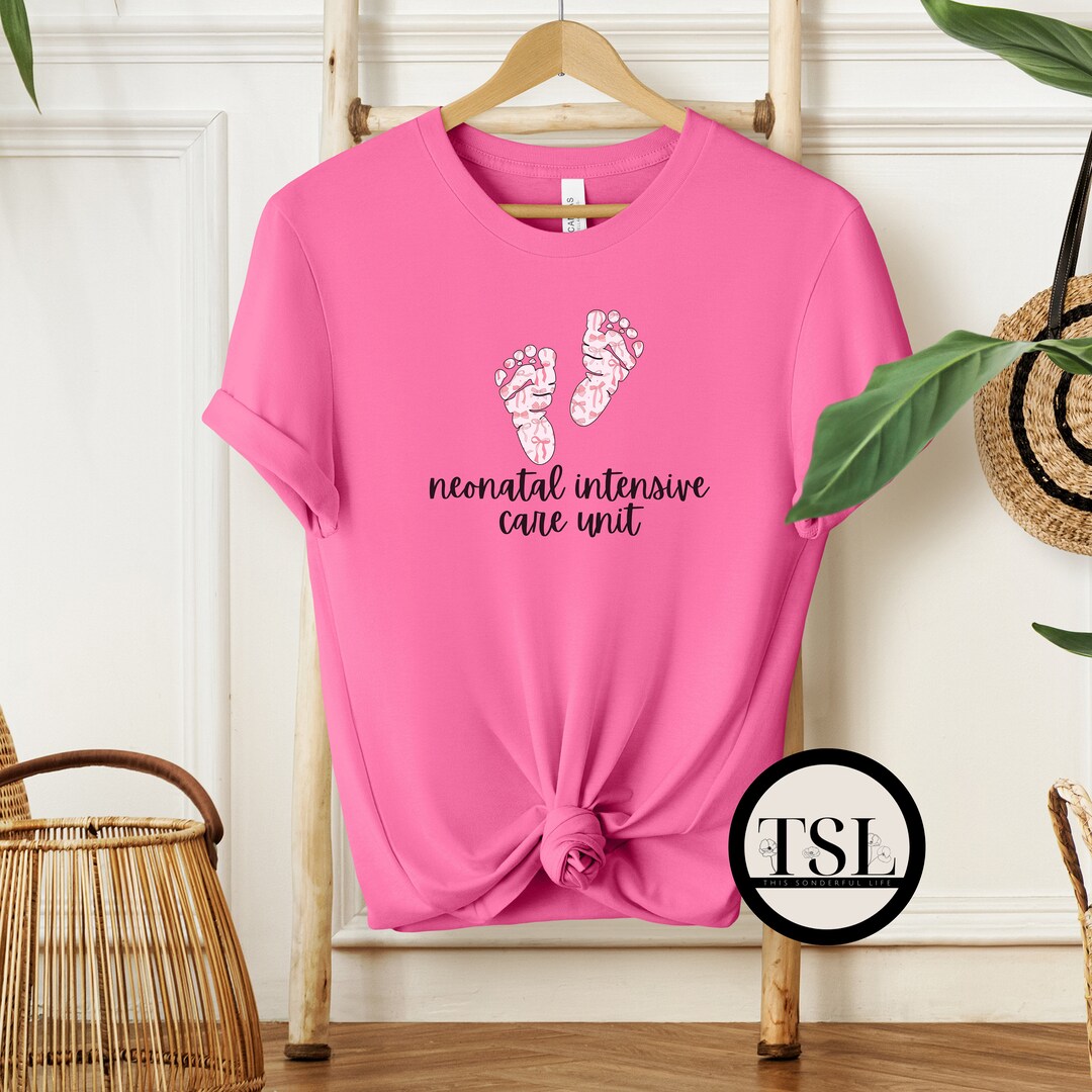 NICU T-shirt Neonatal Intensive Care Unit Neonatal ICU Tee Nurse RN ...