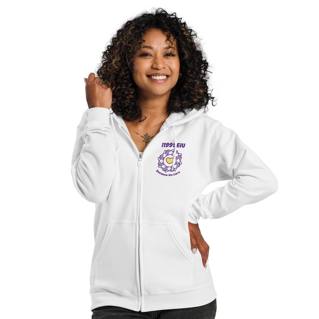 Adult 1199SEIU Healthcare Pro Union Team Purple 1199 SEIU Unisex Full ...