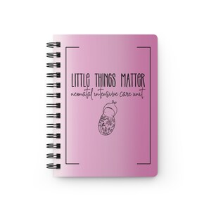 Personalized NICU Nurse Spiral Bound Journal / Neonatal Intensive Care ...