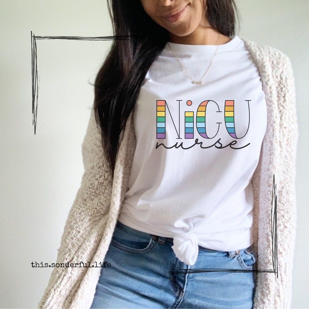 NICU Nurse T-shirt Neonatal Intensive Care Unit RN Appreciation Gift ...