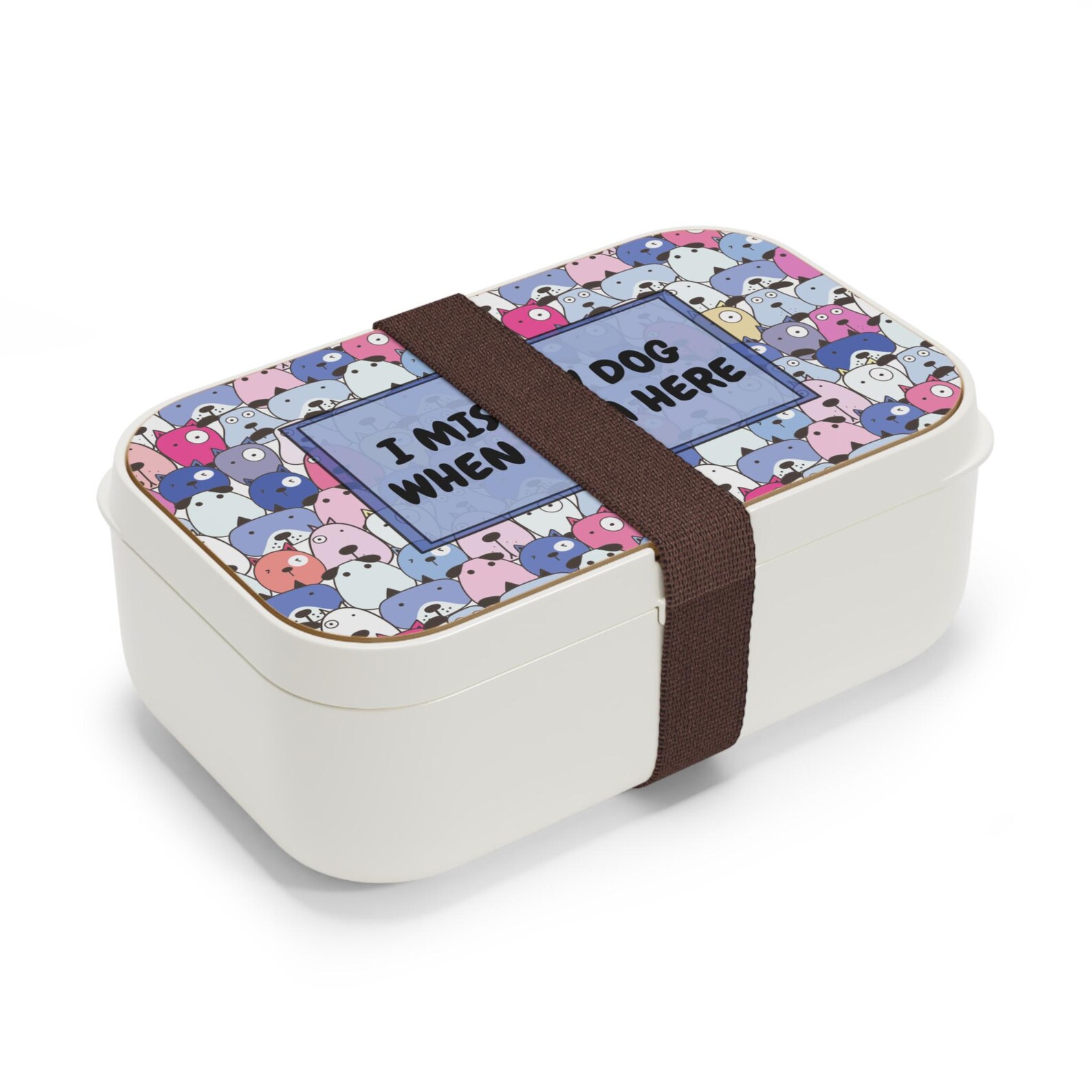 Bento Lunch Box Set With Cutlery for Adult and Kids New Dog Mom & Dad ...