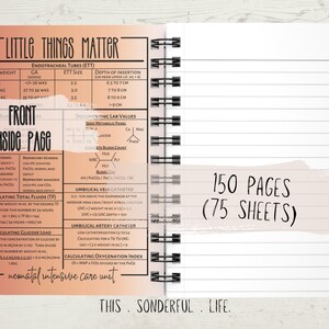 Personalized NICU Nurse Spiral Bound Journal / Neonatal Intensive Care ...