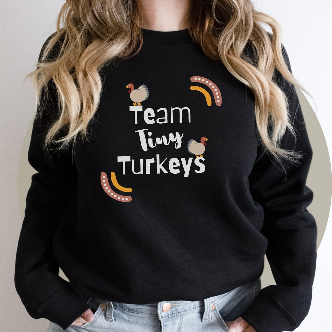 NICU PICU Pediatrics Fall Sweatshirt Team Tiny Turkeys Neonatal ...
