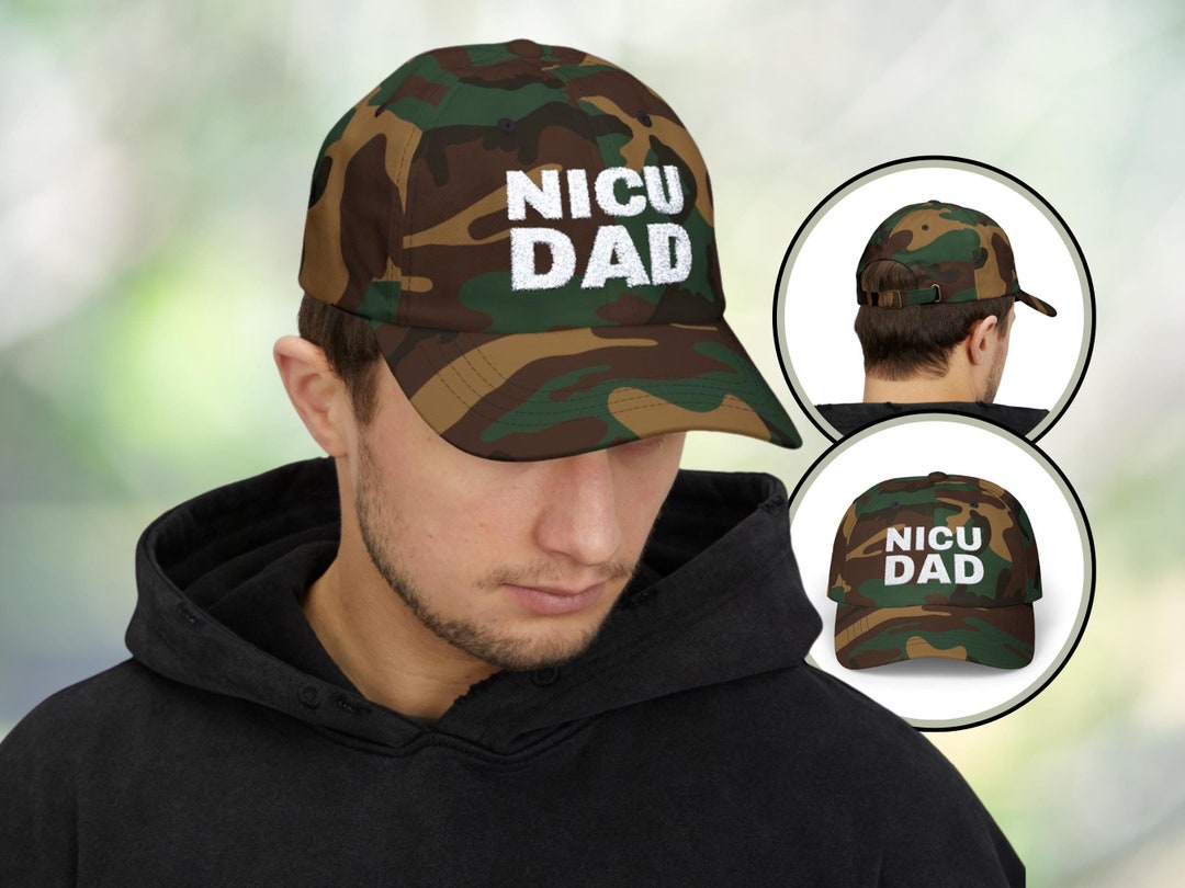 NICU Dad Embroidered Dad Hat Neonatal Intensive Care Unit Gift ...