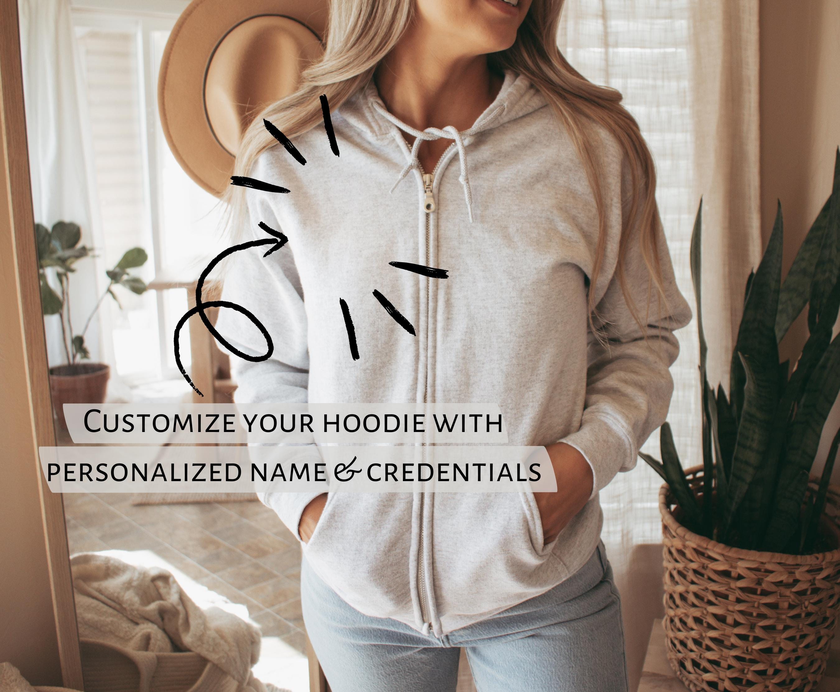NICU Zip up Hoodie Neonatal Intensive Care Unit Nurse RN Gift ...