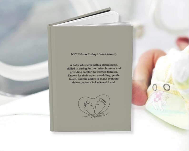 NICU Nurse Definition Neonatal Intensive Care Unit RN Hardcover Journal ...