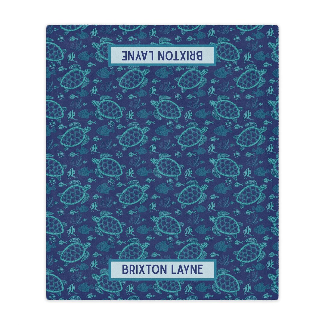 Personalized Turtle NICU Incubator Minky Blanket Giraffe Isolette Cover ...