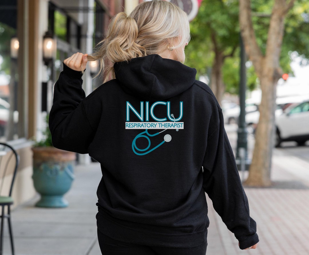 NICU Neonatal Intensive Care Unit Respiratory Therapist RRT Zip up ...