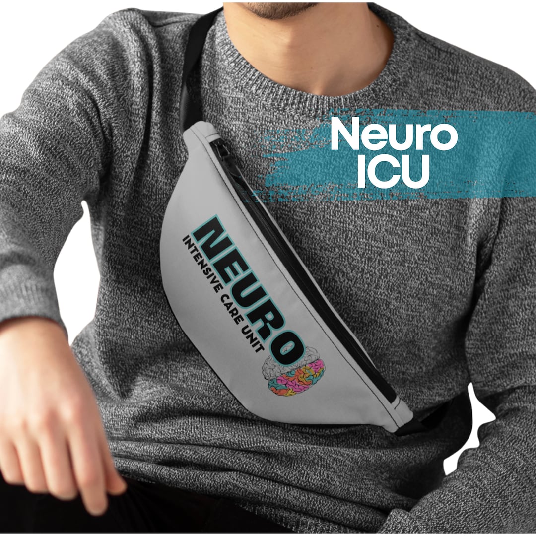 Neuro Intensive Care Unit Fanny Pack Neurology ICU Crossbody Work Bag ...