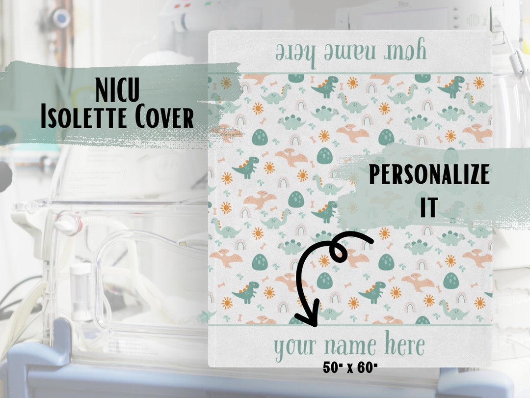 Personalized NICU Dinosaur Neonatal Intensive Care Unit Blanket Cover ...