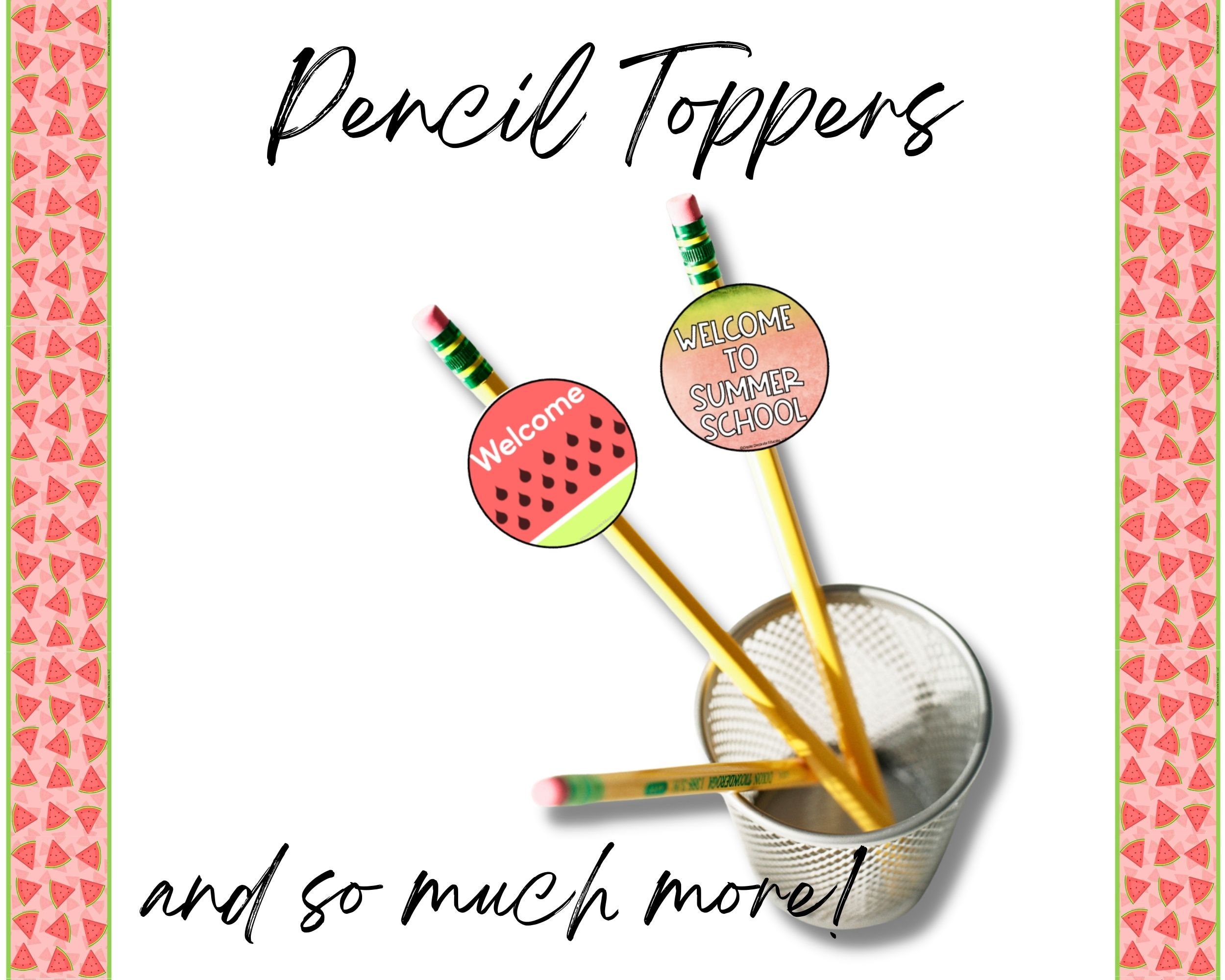 Summer Bulletin Board Bundle | Watermelon Themed Bulletin Board ...