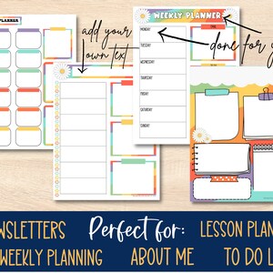 Jewish Classroom Editable Templates | Printable | Hebrew School Teacher ...