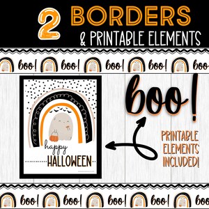 Halloween Bulletin Board Set | October Door Display | Fall Classroom ...