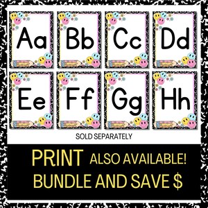 Printable Alphabet Letters in Cursive | A-Z | Composition Notebook ...