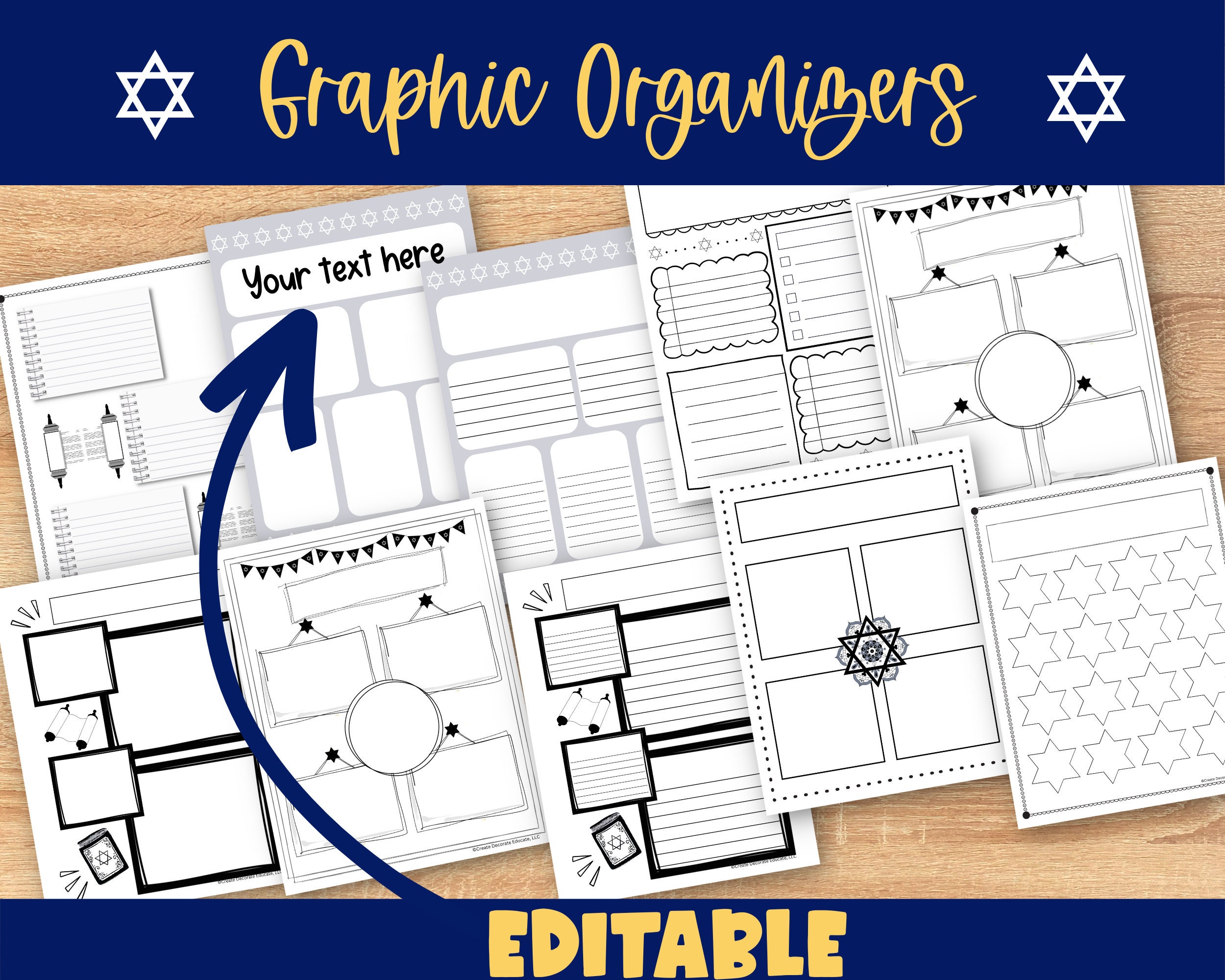 Worksheet Templates for Jewish Teachers | Writing Templates | Hebrew ...