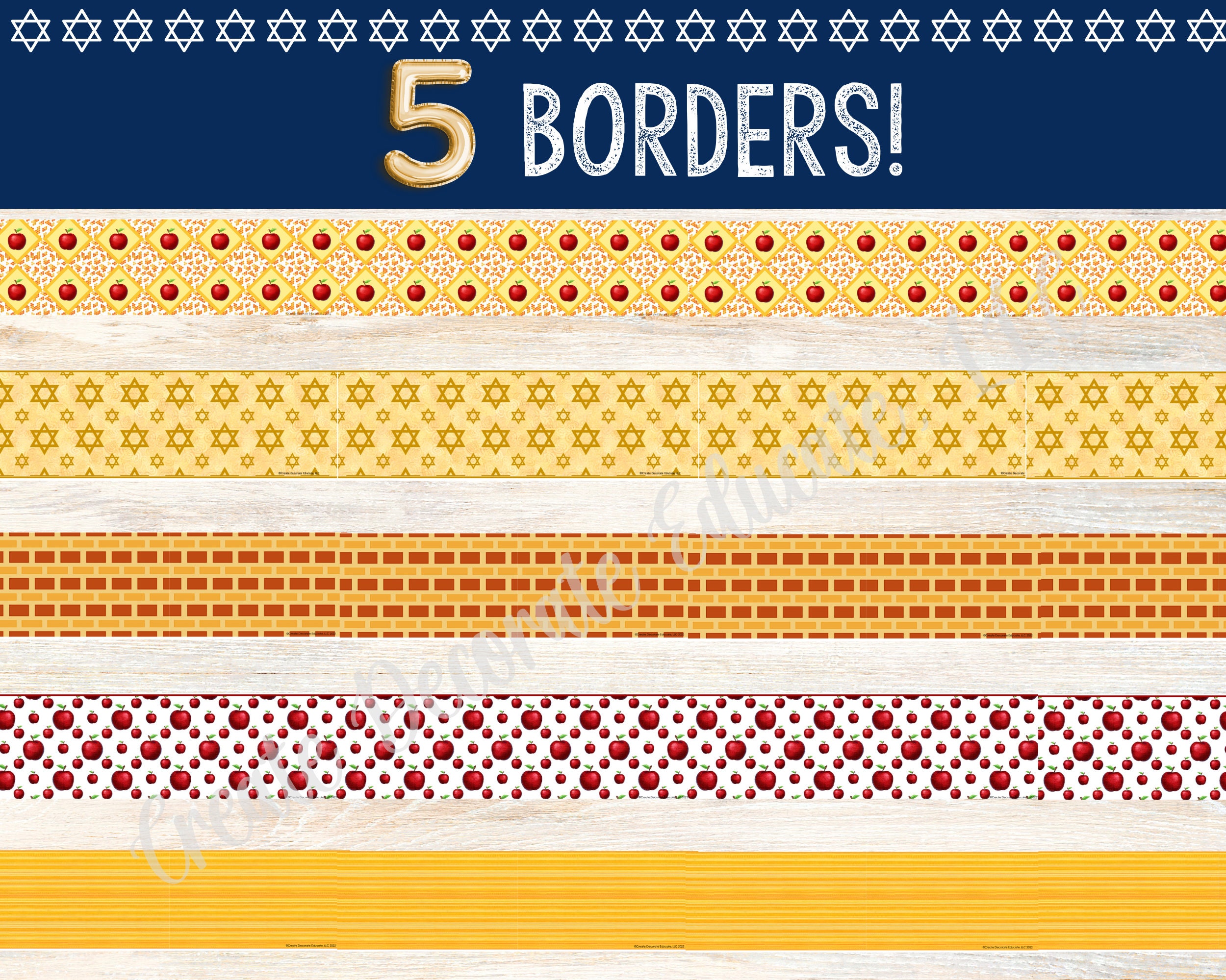 Rosh Hashanah Bulletin Board | Hebrew | Jewish Classroom Decor ...