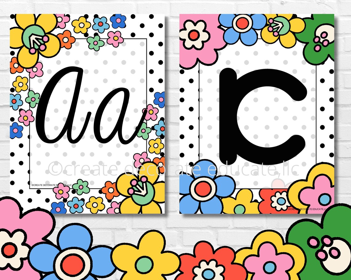 Alphabet in Hebrew Aleph Bet Posters Printable Hebrew Alphabet Hebrew ...