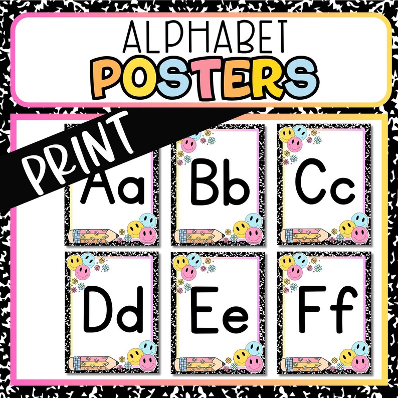 Printable Alphabet Letters for Bulletin Boards | Script | Cursive | A-Z ...