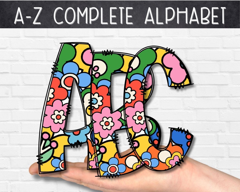 Bubble Letters the Alphabet | Bulletin Board Letters Printable ...