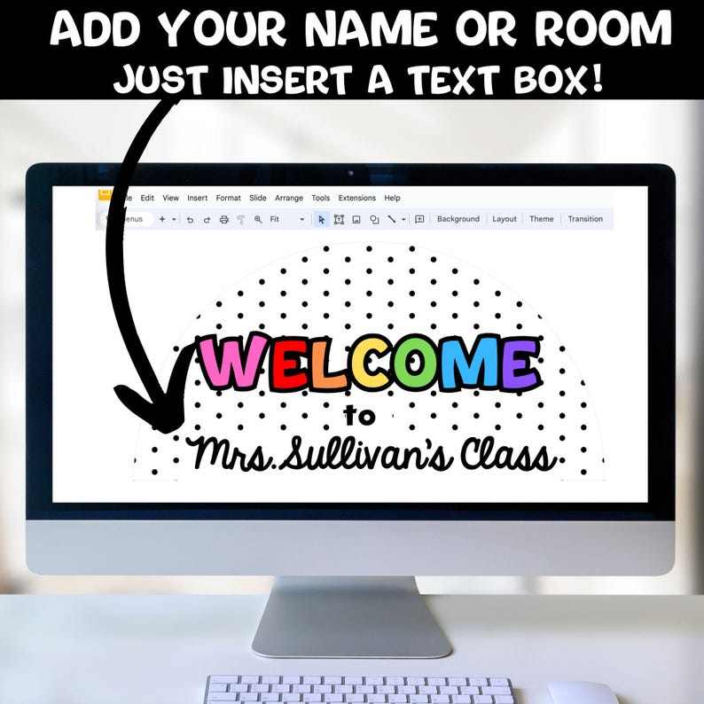 Personalized Door Signs for School Classrooms | Welcome Name Sign for ...