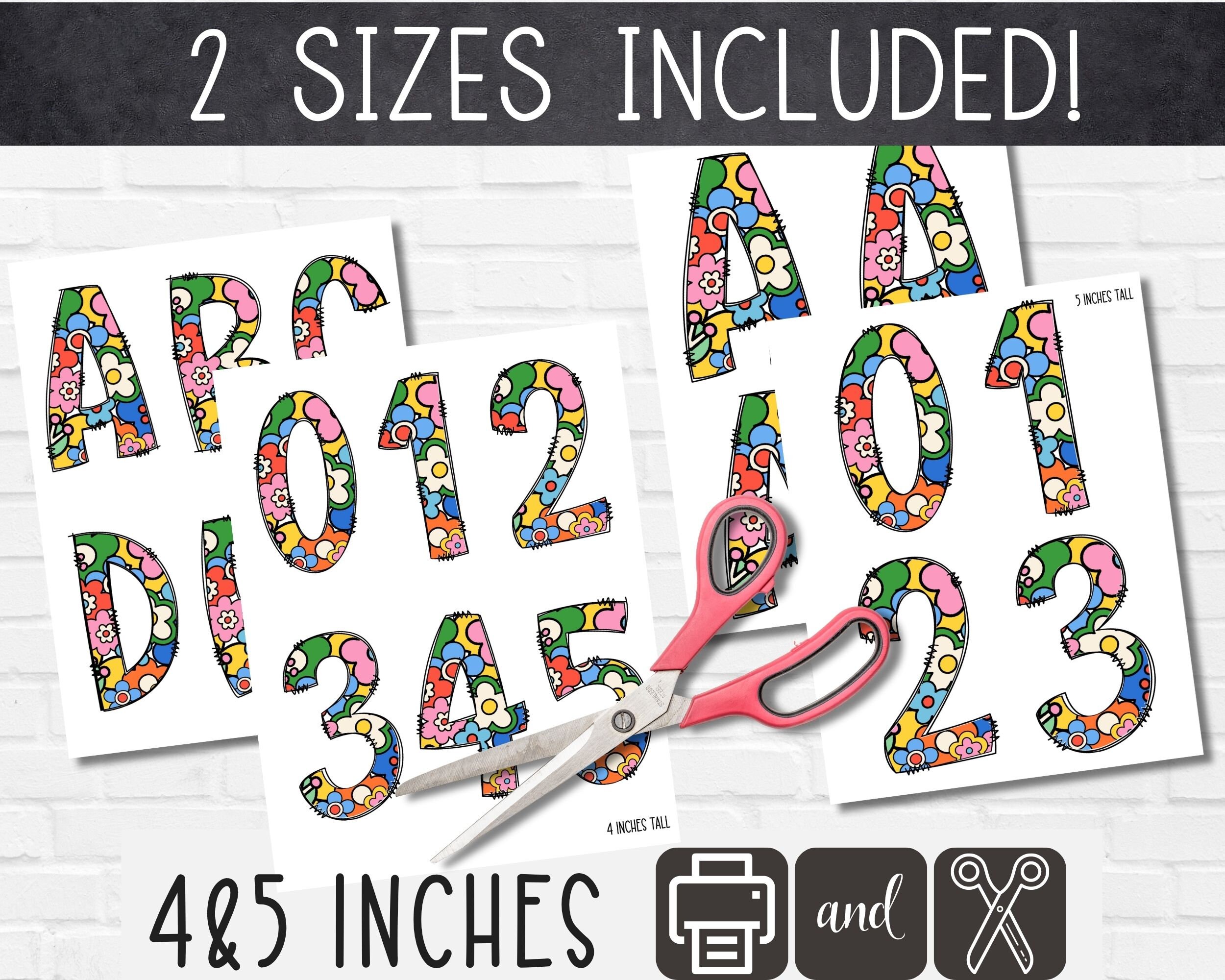 Bubble Letters the Alphabet | Bulletin Board Letters Printable ...