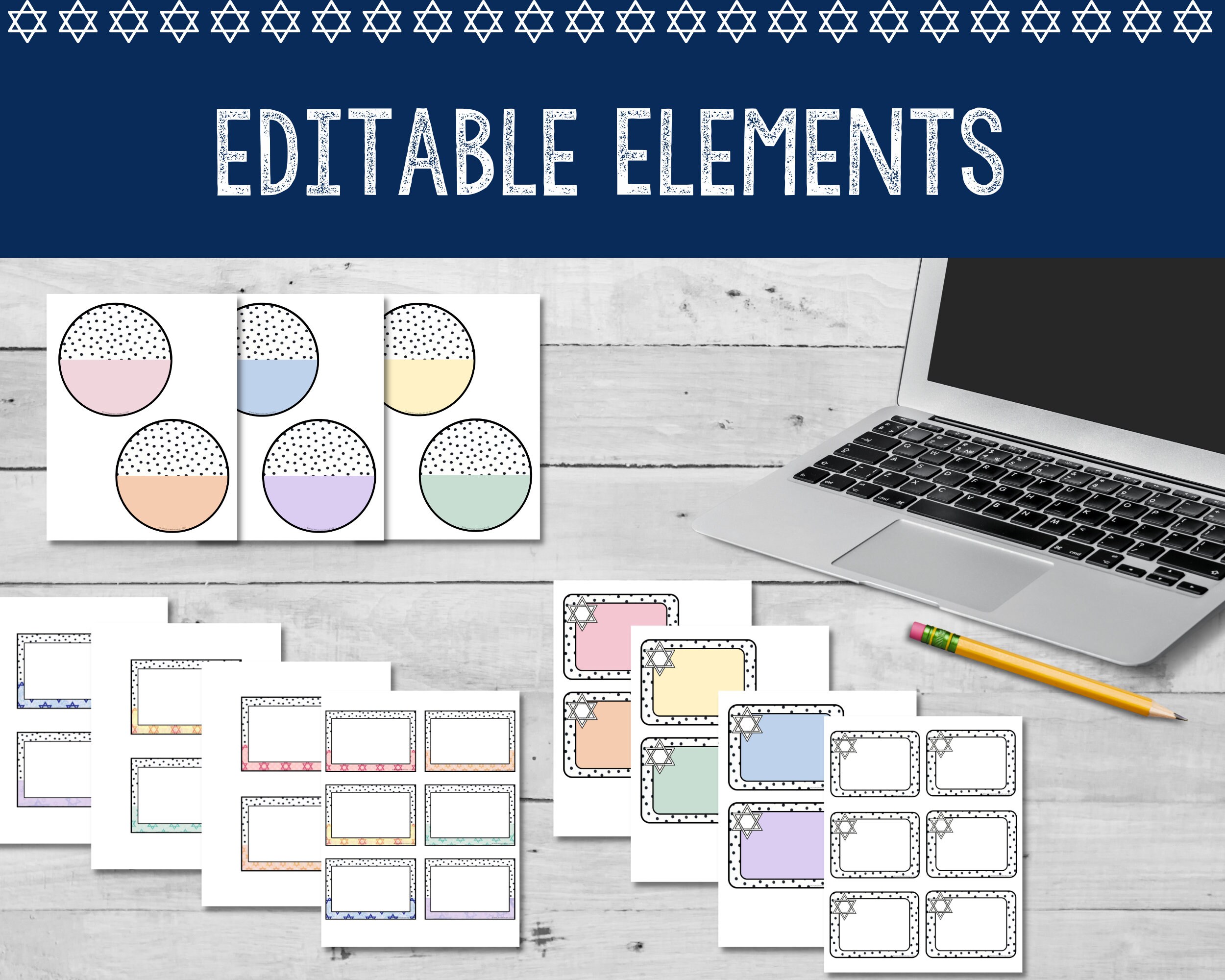 Jewish Classroom Decor | Bulletin Board | Jewish Preschool | Printable ...