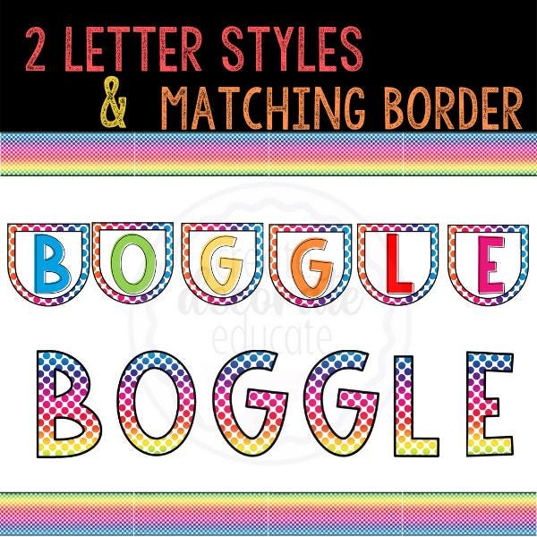 Interactive Bulletin Board | Printable Boggle | Boggle for Students ...