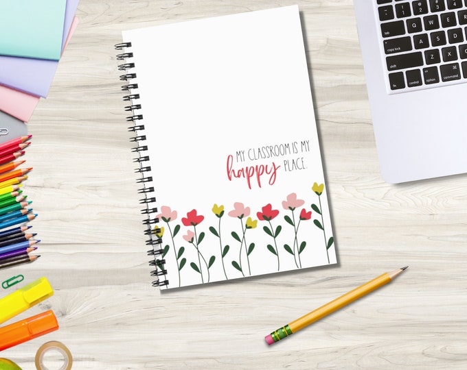 Personalized Teacher Journal, Teacher Christmas Gift, Teacher ...