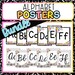 Printable Alphabet Letters for Bulletin Boards | Script | Cursive | A-Z ...
