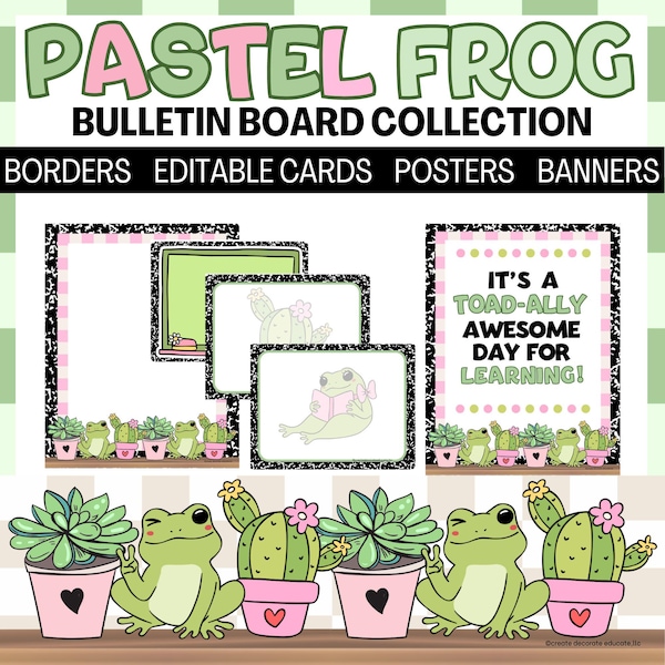Frog Classroom - Etsy
