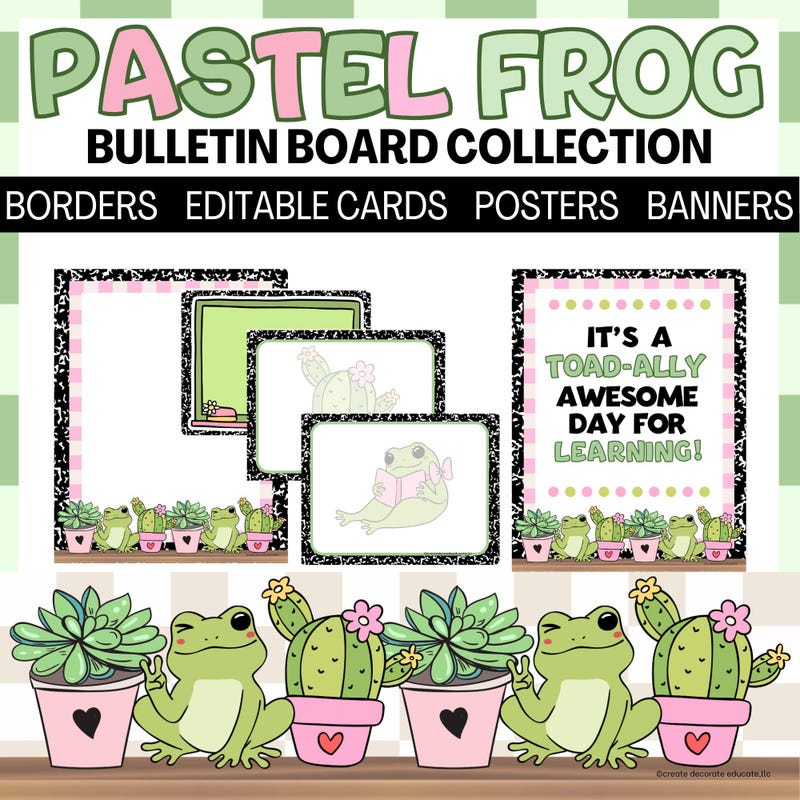 Frog Classroom - Etsy