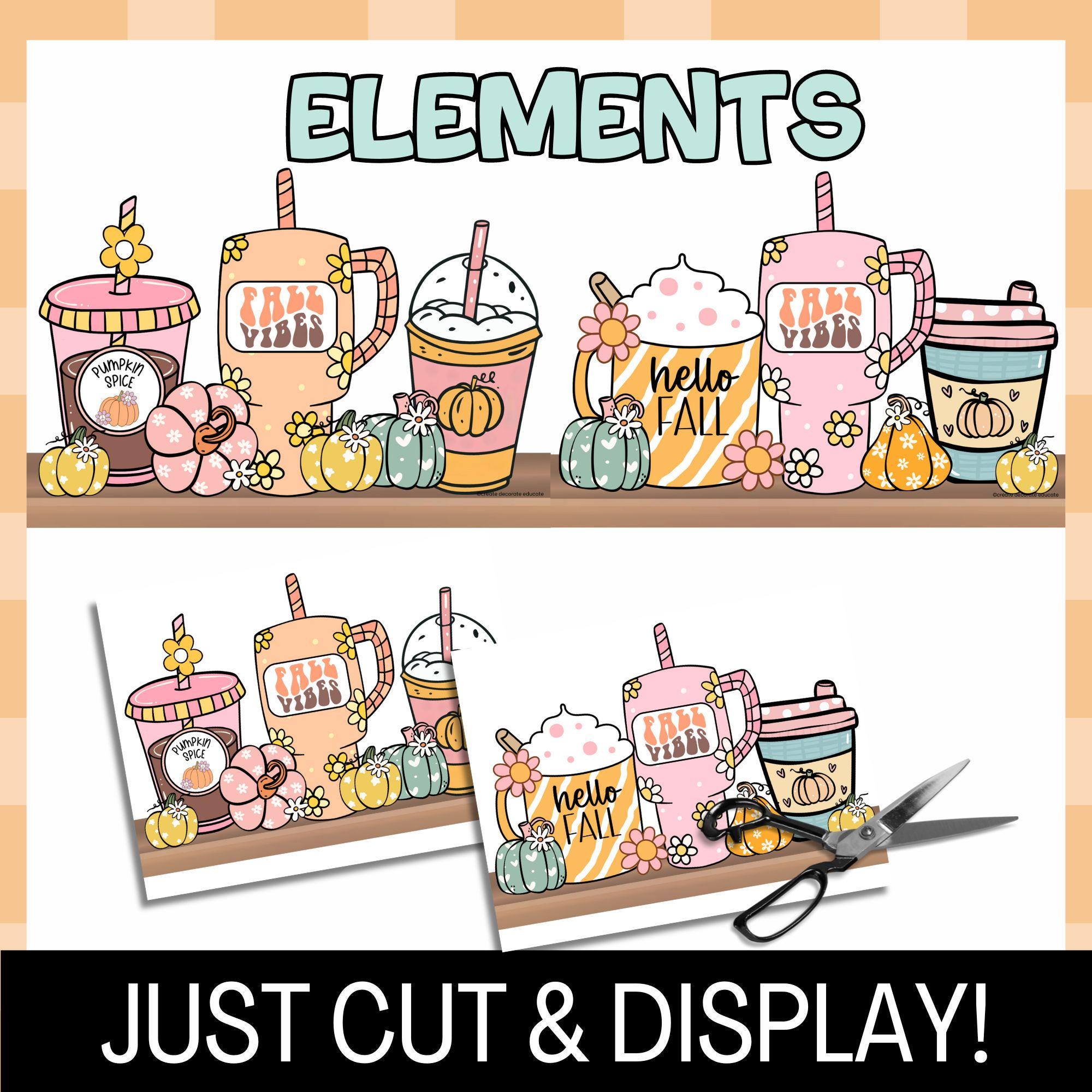 Pastel Fall Bulletin Board-elementary-kindergarten Classroom Decor ...