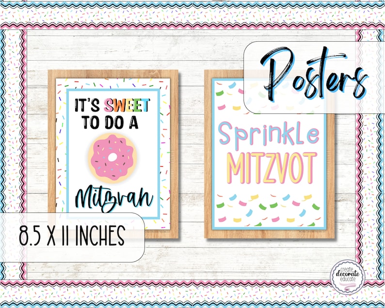 Mitzvah Mitzvot Bulletin Board | Jewish Classroom Decor | Hebrew School ...