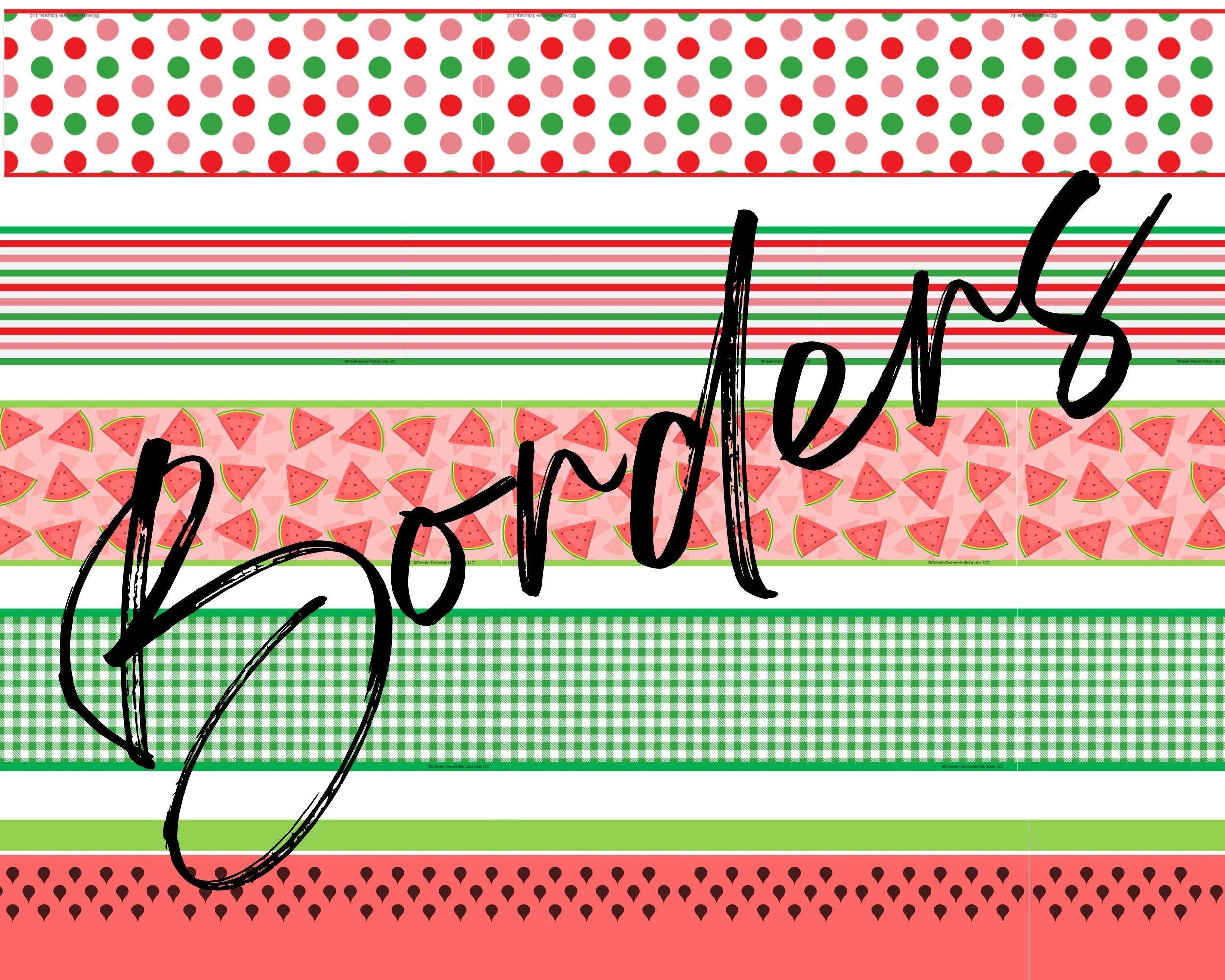 Summer Bulletin Board Bundle | Watermelon Themed Bulletin Board ...