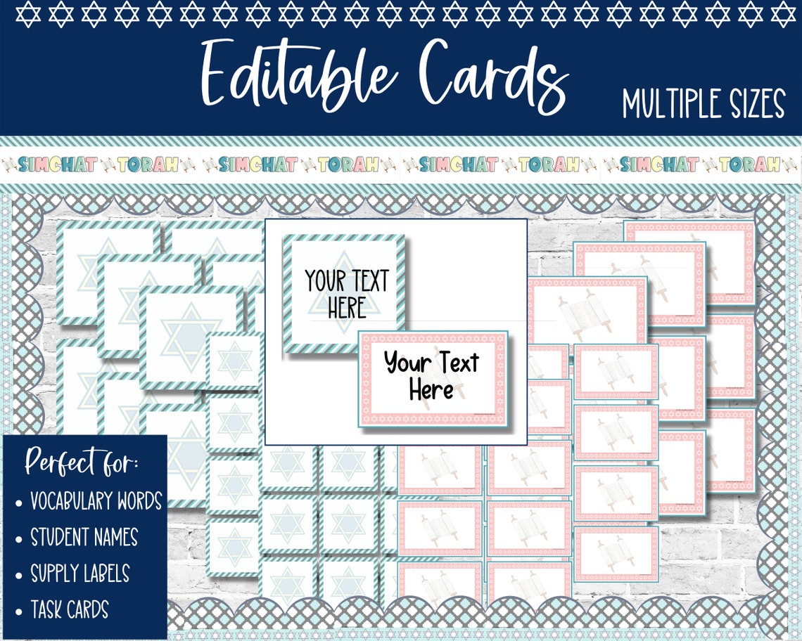 Simchat Torah Bulletin Board | Jewish Holiday | Jewish Classroom Decor ...