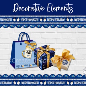 Hanukkah Bulletin Board | Jewish Holiday | Jewish Classroom Decor ...