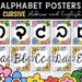 Alphabet in Hebrew Aleph Bet Posters Printable Hebrew Alphabet Hebrew ...
