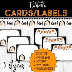 Halloween Bulletin Board Set | October Door Display | Fall Classroom ...